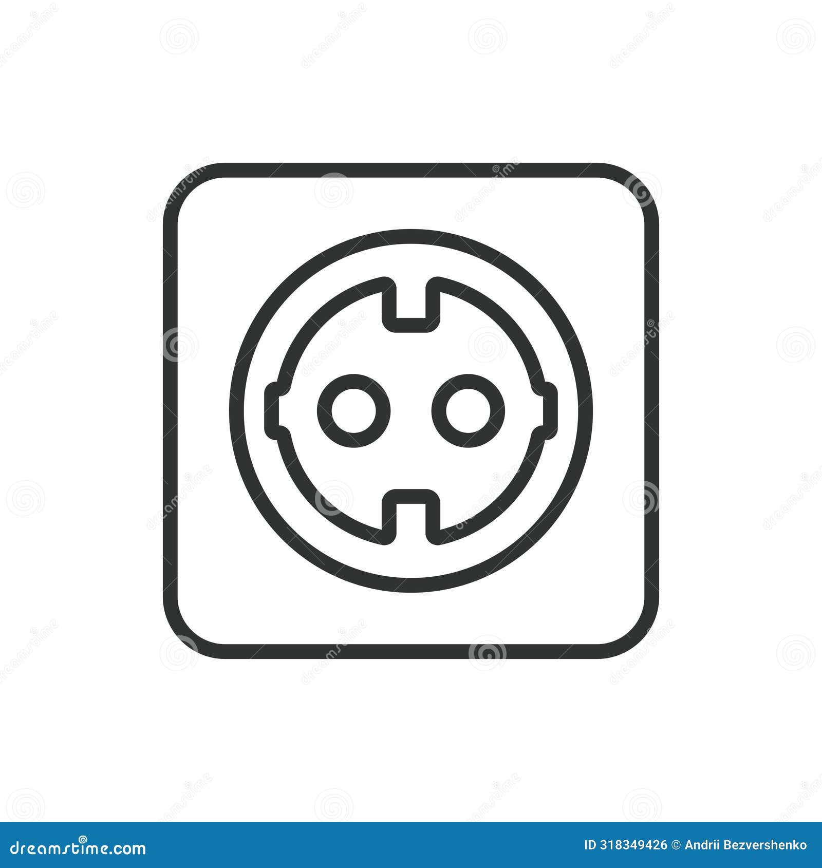 Socket, In Line Design. Socket, Outlet, Plug, Electrical, Power, Wall ...