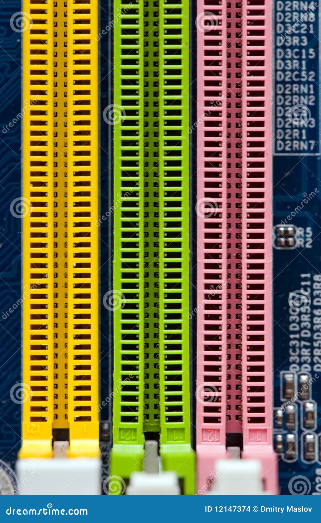 Socket for memory stock photo. Image of close, design - 12147374