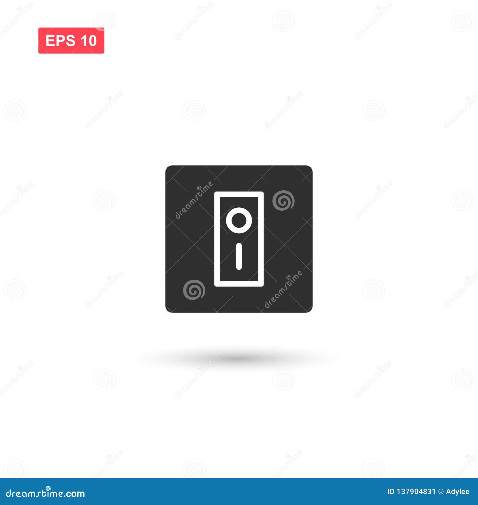 Socket Off Icon Vector Design Isolated 5 Stock Vector - Illustration of ...