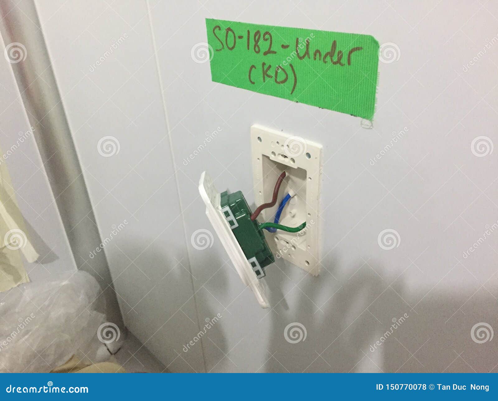 Socket outlets stock photo. Image of outlets, install - 150770078