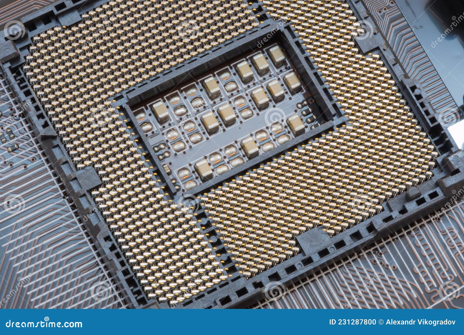 Socket Para El Procesador Del Equipo Foto de archivo - Imagen de arte ...