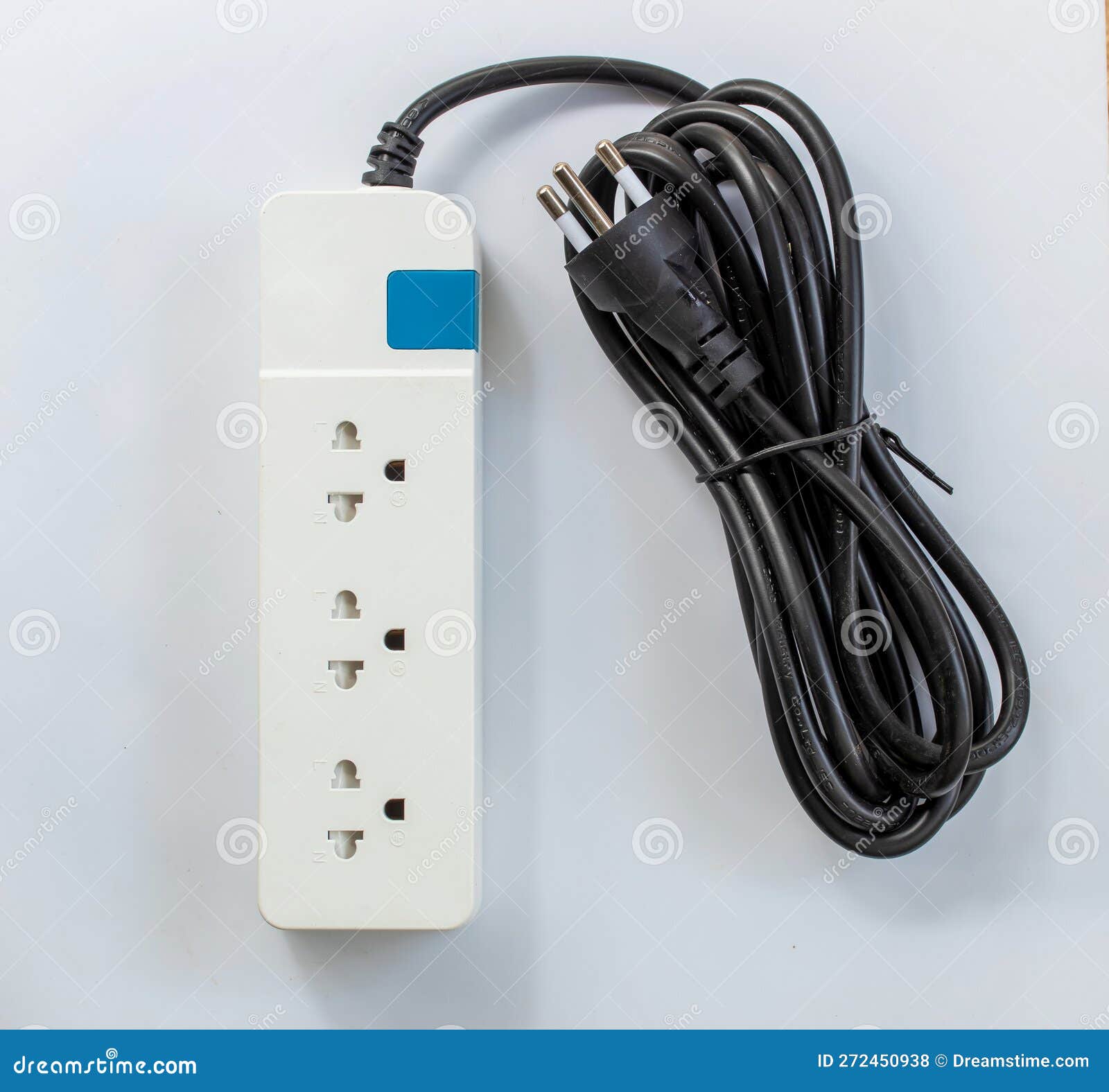 Socket Plug for Charging,three Way Plug Stock Photo - Image of clean ...