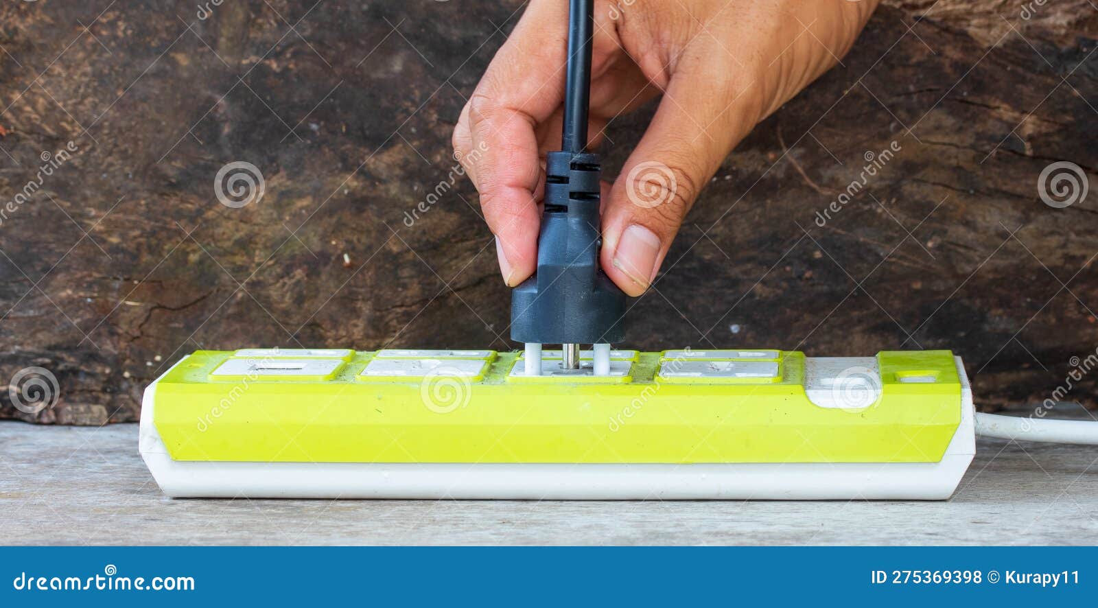 Socket Plug for Charging,three Way Plug Stock Photo - Image of empty ...