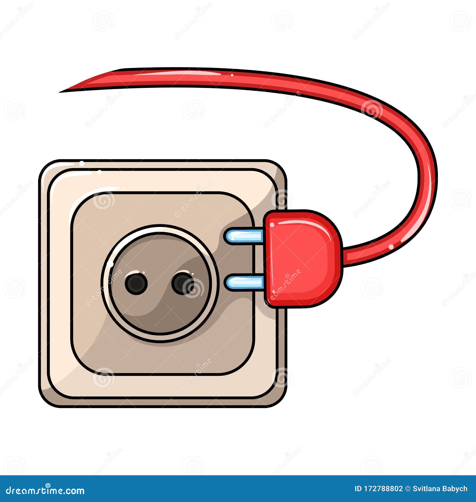 Socket of Plug Vector Icon.Cartoon Vector Icon Isolated on White ... Socket of Plug Vector Icon.Cartoon Vector Icon Isolated on White ...