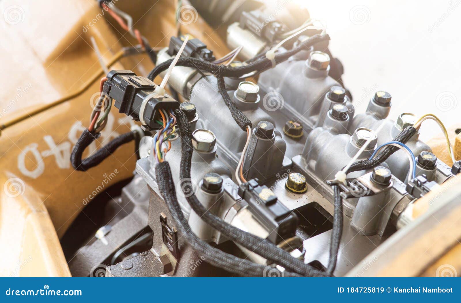 Socket Connector for Electronic Transmission Control Stock Image ...