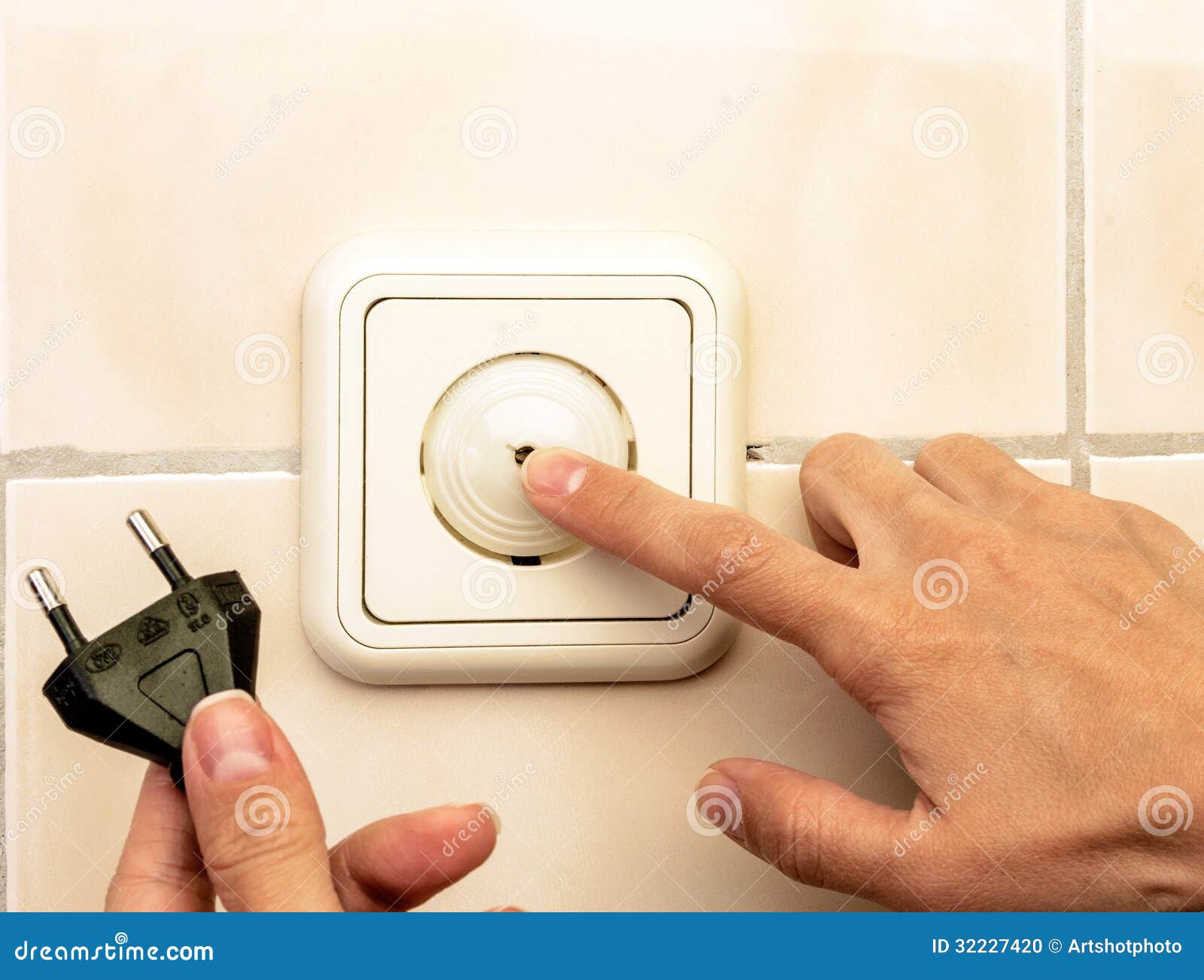 Socket Protection stock photo. Image of protection, plastic - 32227420