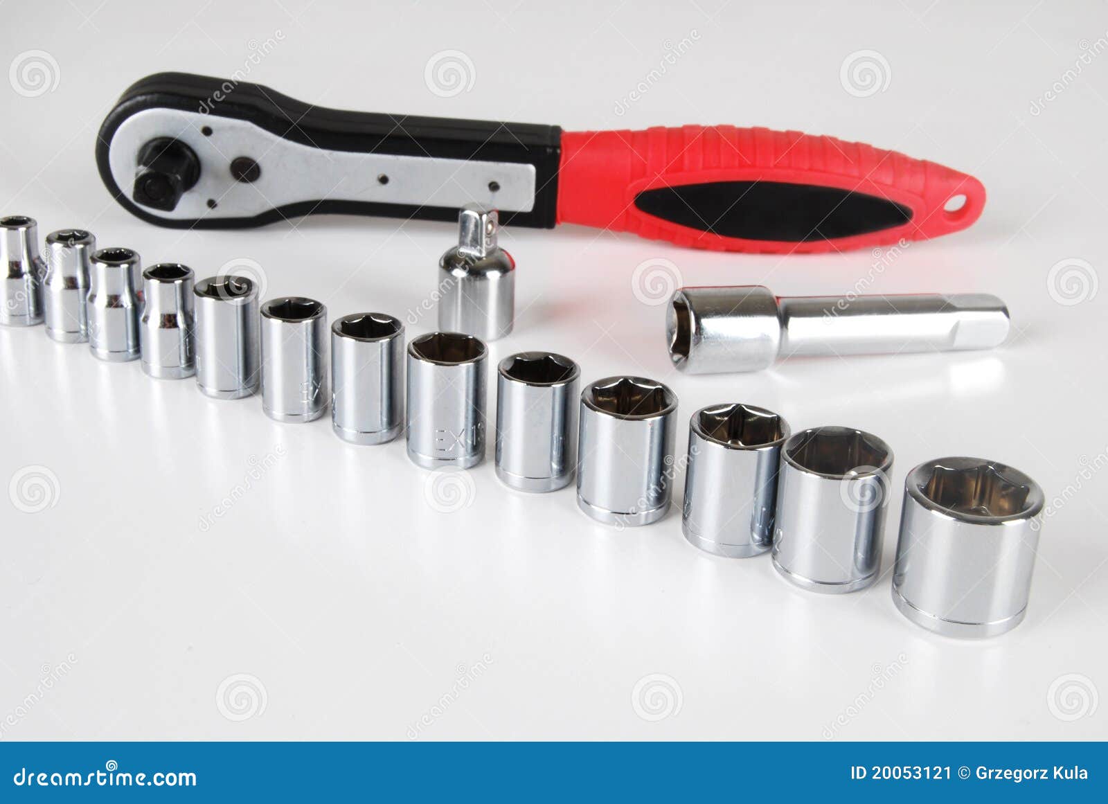 Socket set stock image. Image of home, socket, metal - 20053121