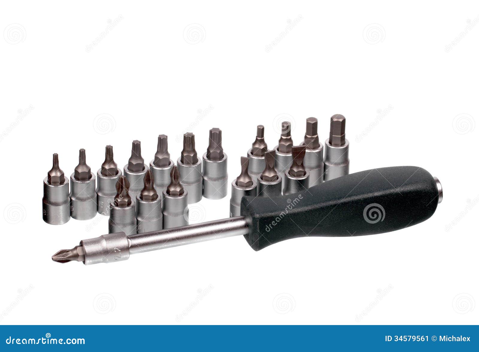 Socket set stock image. Image of metallic, steel, combination - 34579561