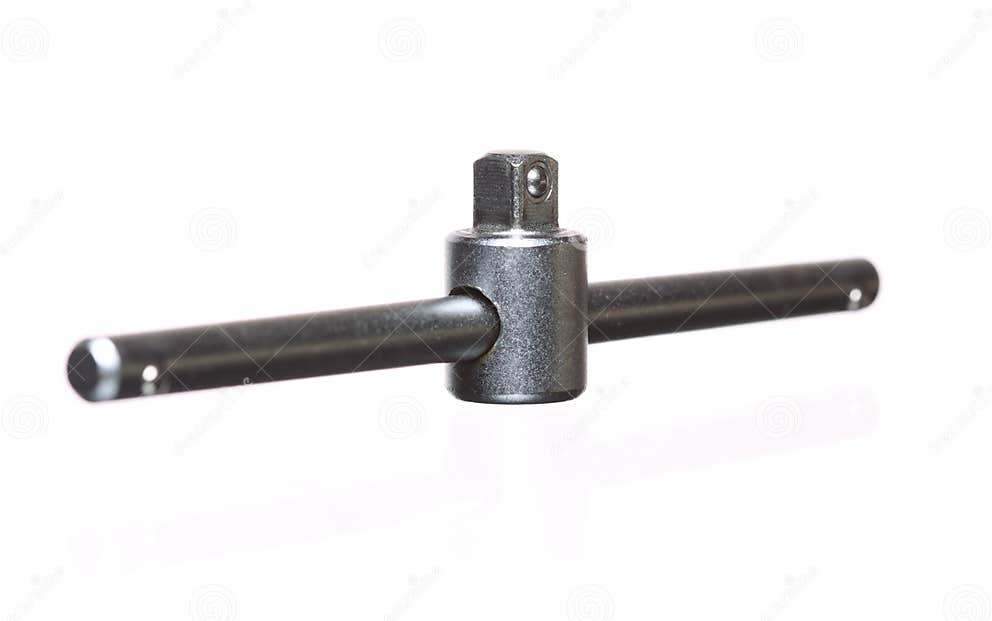 Socket Spanner. Isolated on a White Background Stock Image - Image of ...