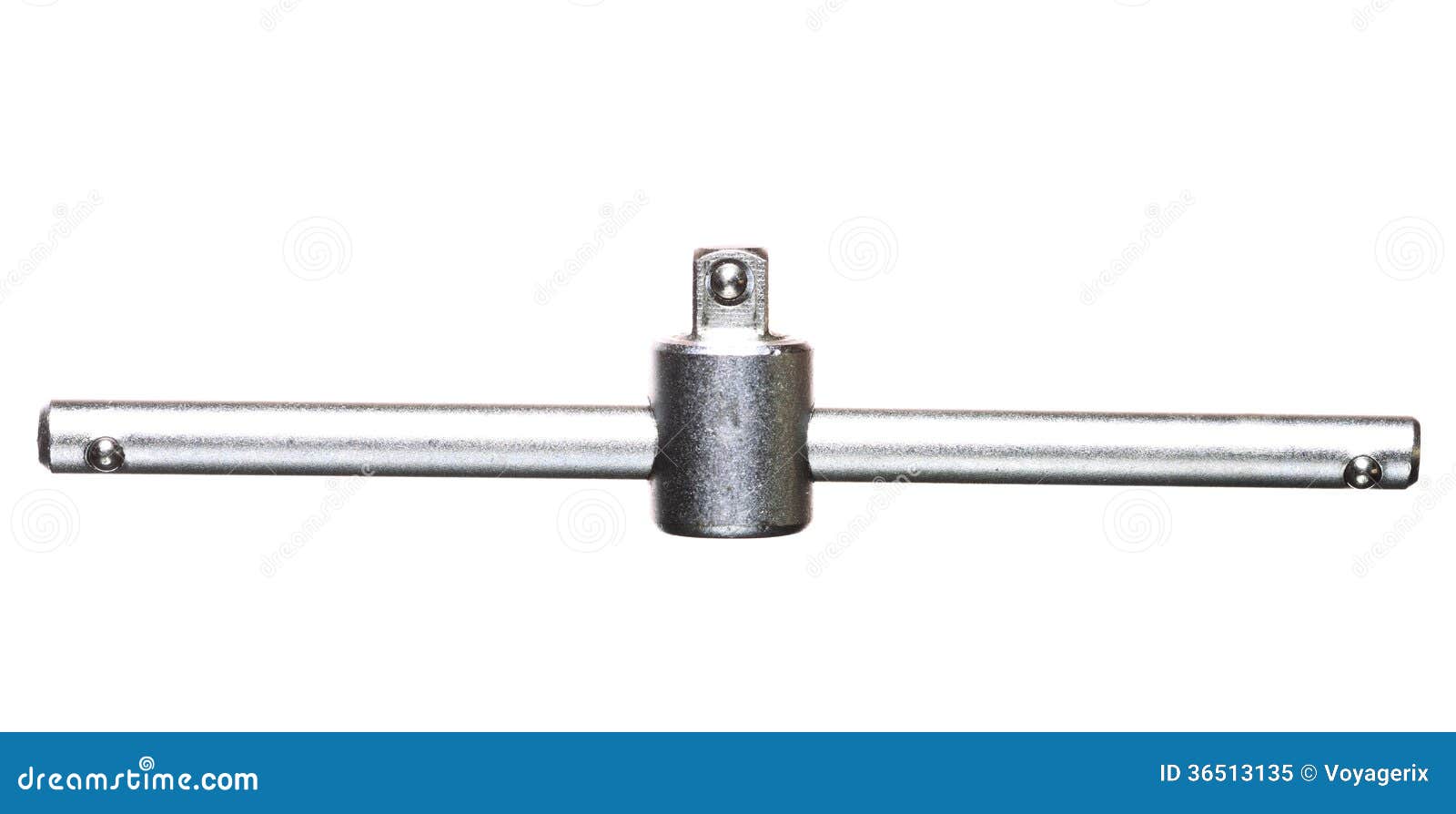 Socket Spanner. Isolated on a White Background Stock Image - Image of ...