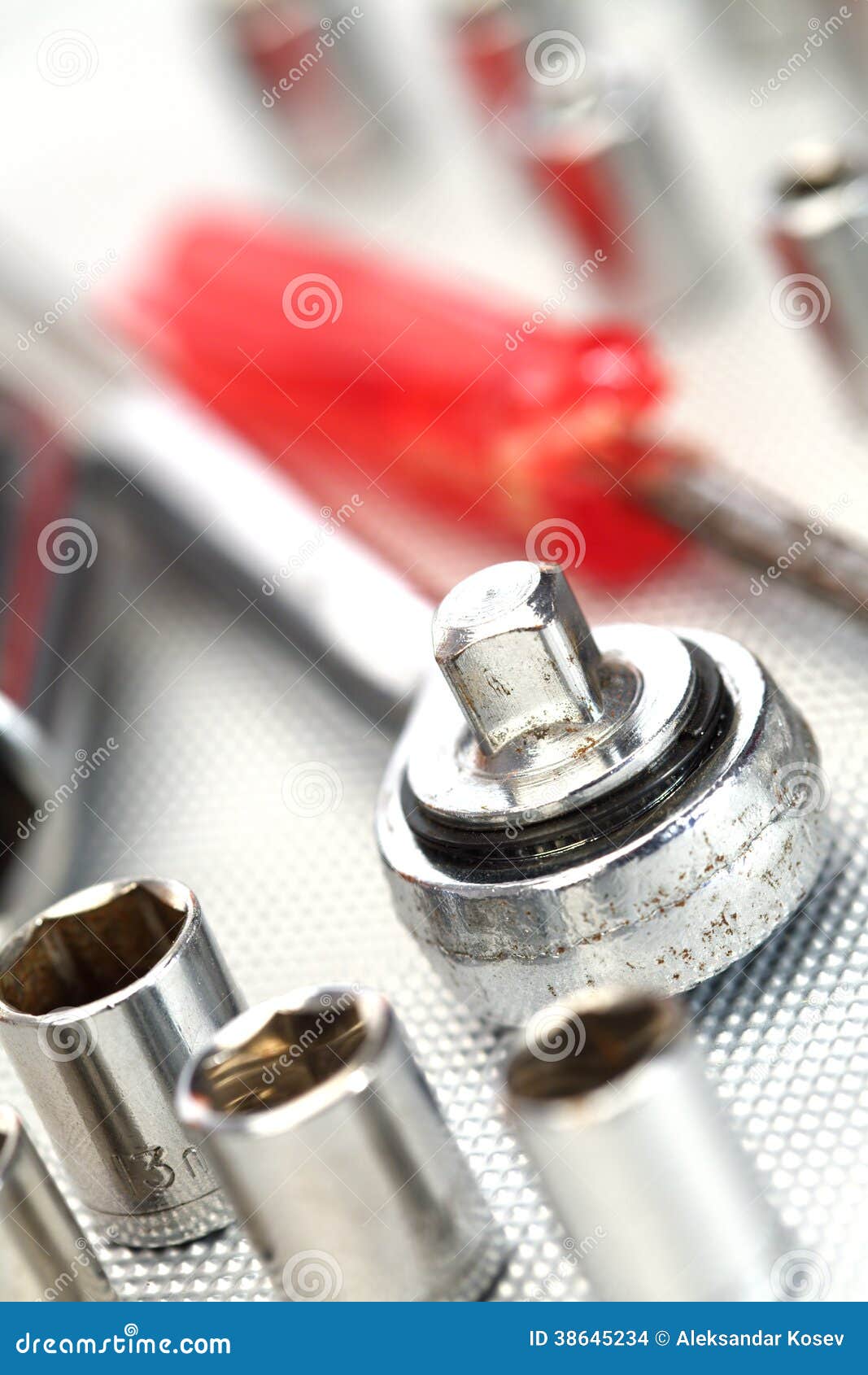 Socket spanner set stock photo. Image of engineer, tool - 38645234