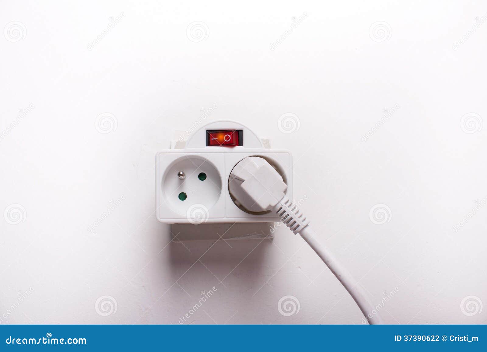Socket splitter stock photo. Image of device, connection - 37390622