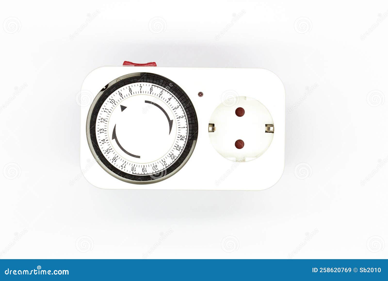 Socket Timer. Energy Saving Concept. Electrical Timer Stock Image ...