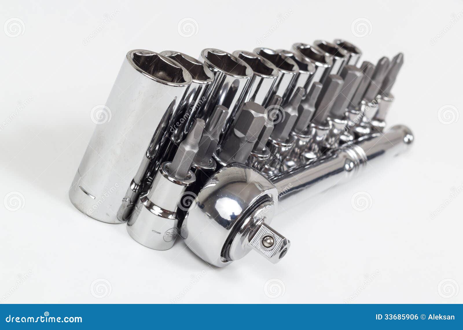 Socket and tool set stock photo. Image of repairing, service - 33685906