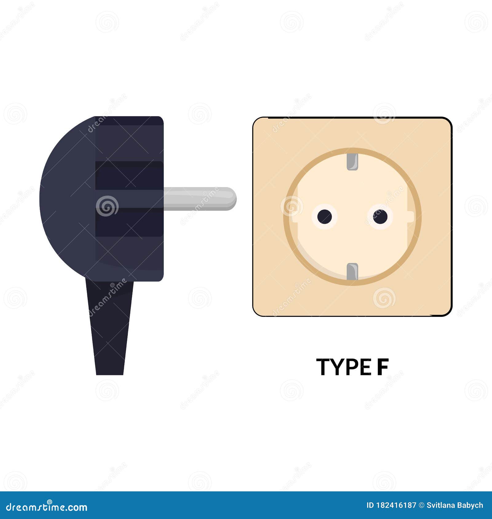 Socket Vector Icon.Cartoon Vector Icon Isolated on White Background ...