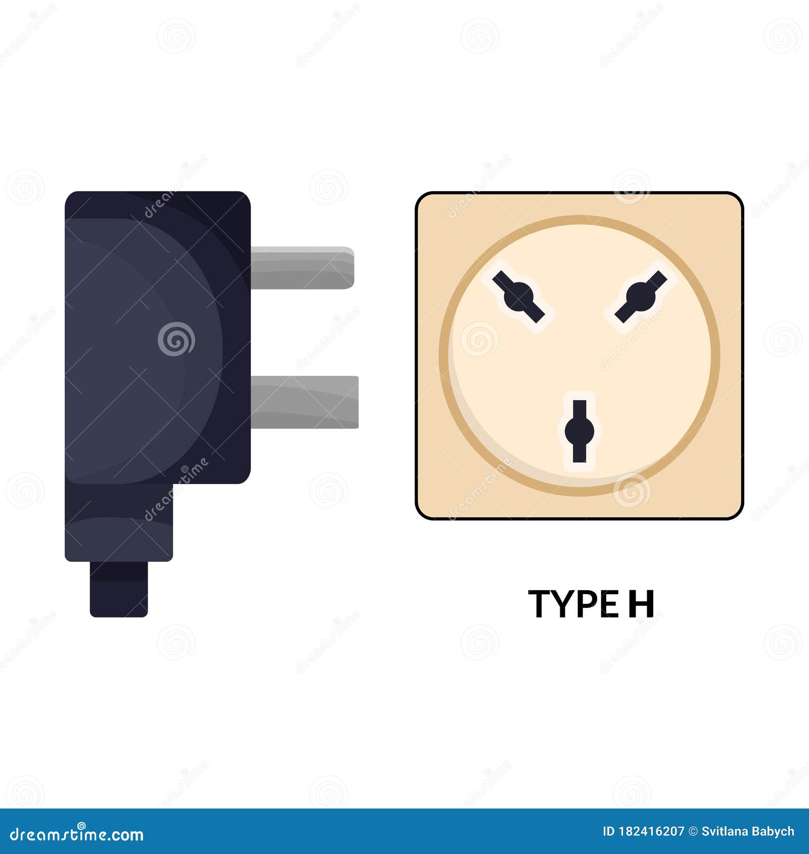 Socket Vector Icon.Cartoon Vector Icon Isolated on White Background ...