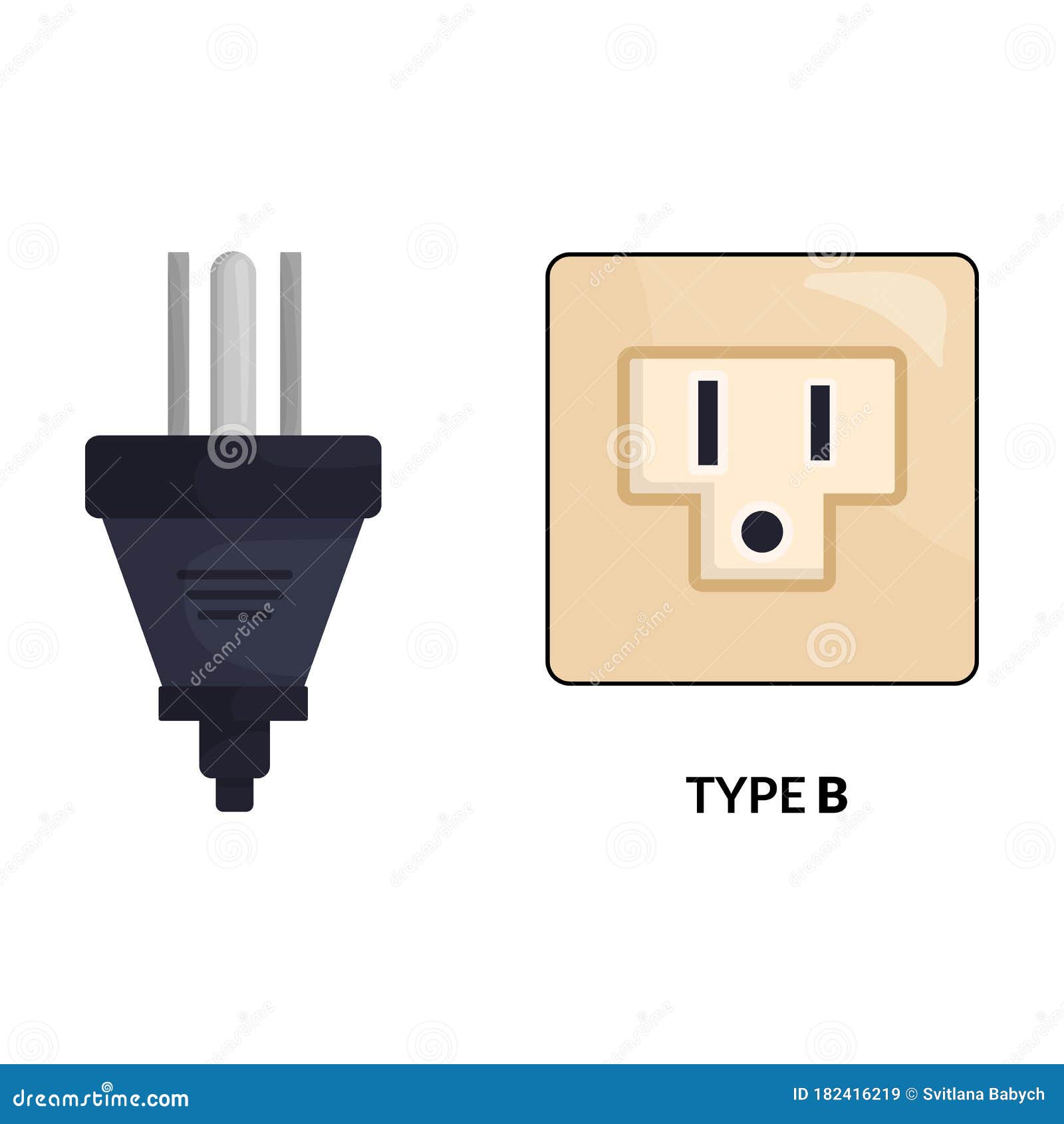 Socket Vector Icon.Cartoon Vector Icon Isolated on White Background ...