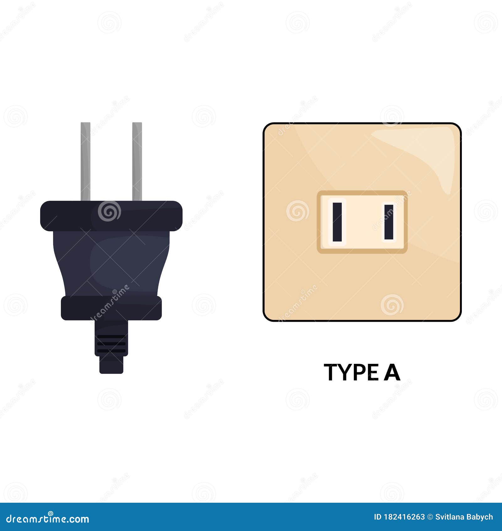 Socket Vector Icon.Cartoon Vector Icon Isolated on White Background ...
