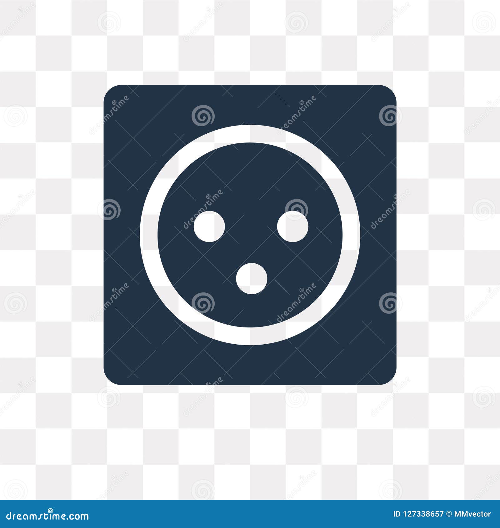 Socket Vector Icon Isolated on Transparent Background, Socket T Stock ...