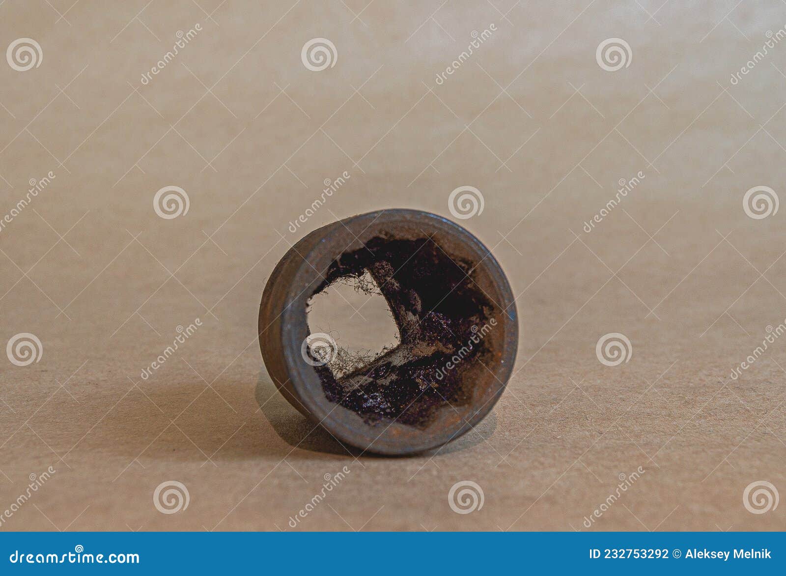 Rusty Socket Wrench Socket Isolated on Vintage Background Stock Photo ...