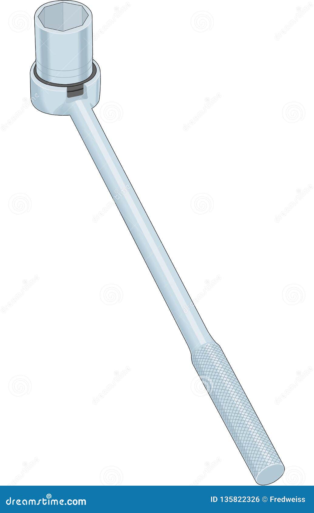 Socket Wrench Vector Illustration Stock Vector - Illustration of wrench ...