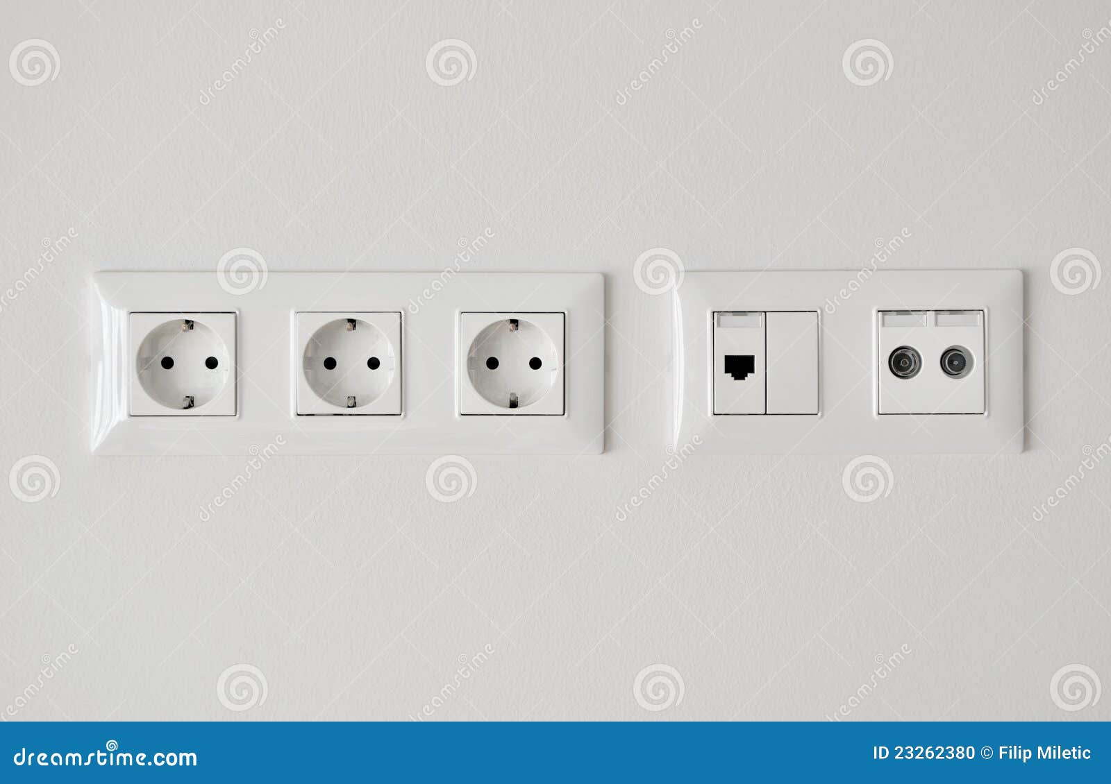 Sockets stock photo. Image of power, television, supply - 23262380