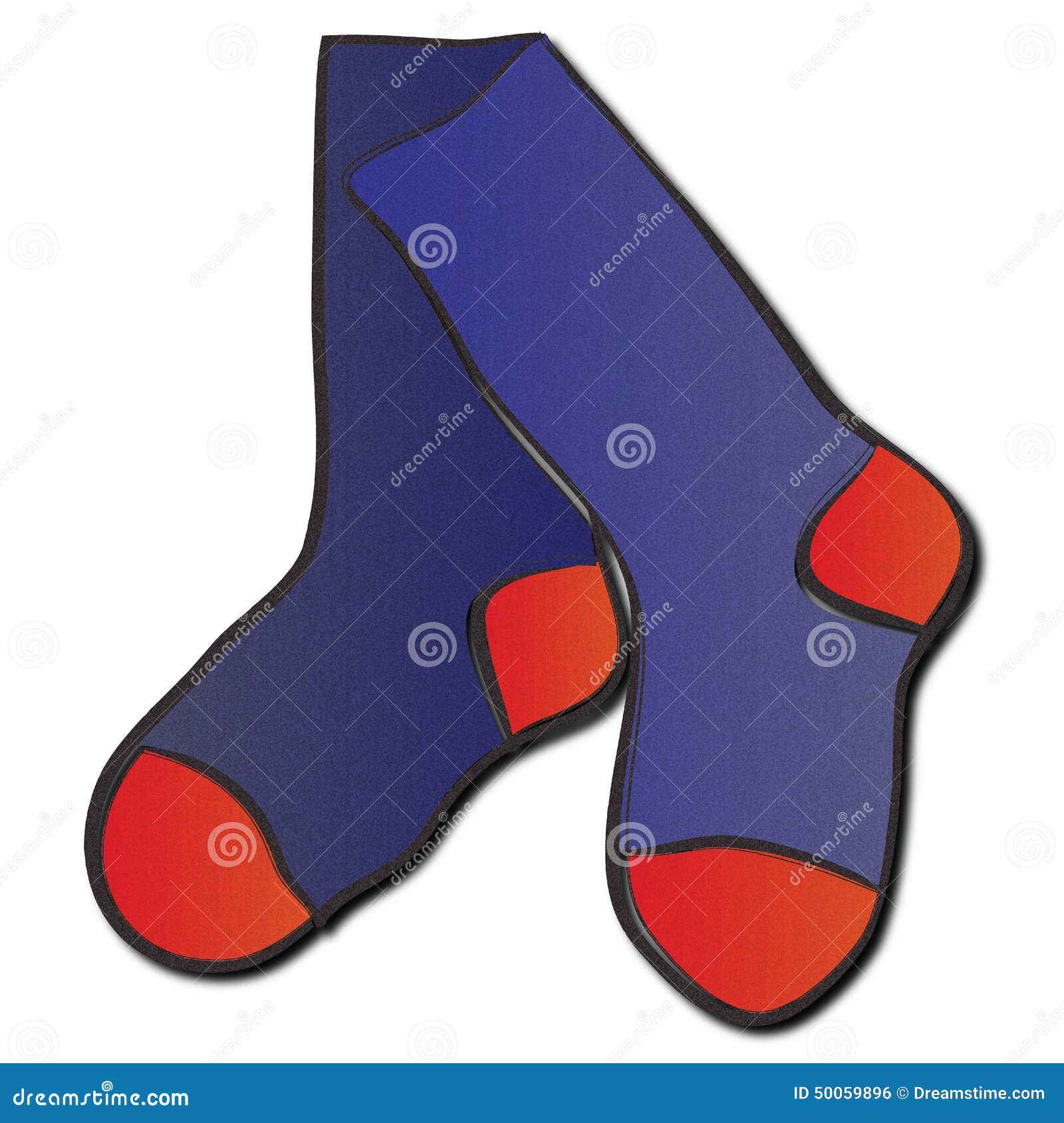 Sockor sockor, sockor! stock illustrationer. Illustration av rött ...