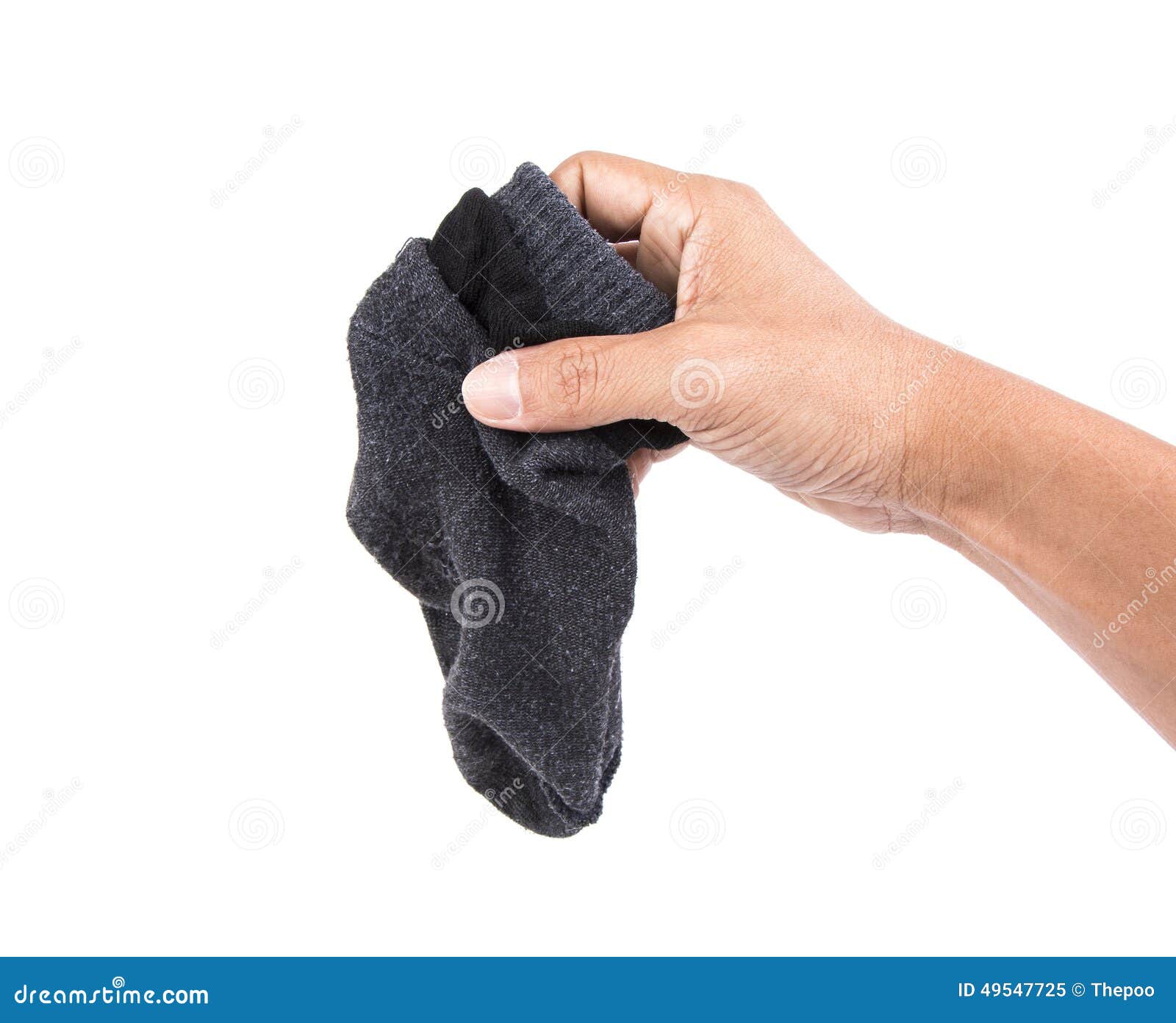 Socks in hand stock image. Image of isolated, socks, footwear - 49547725