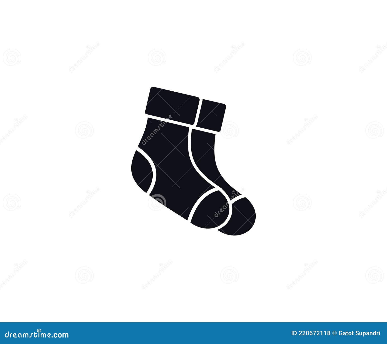 Socks Icon Vector Logo Design Template Stock Vector - Illustration of ...