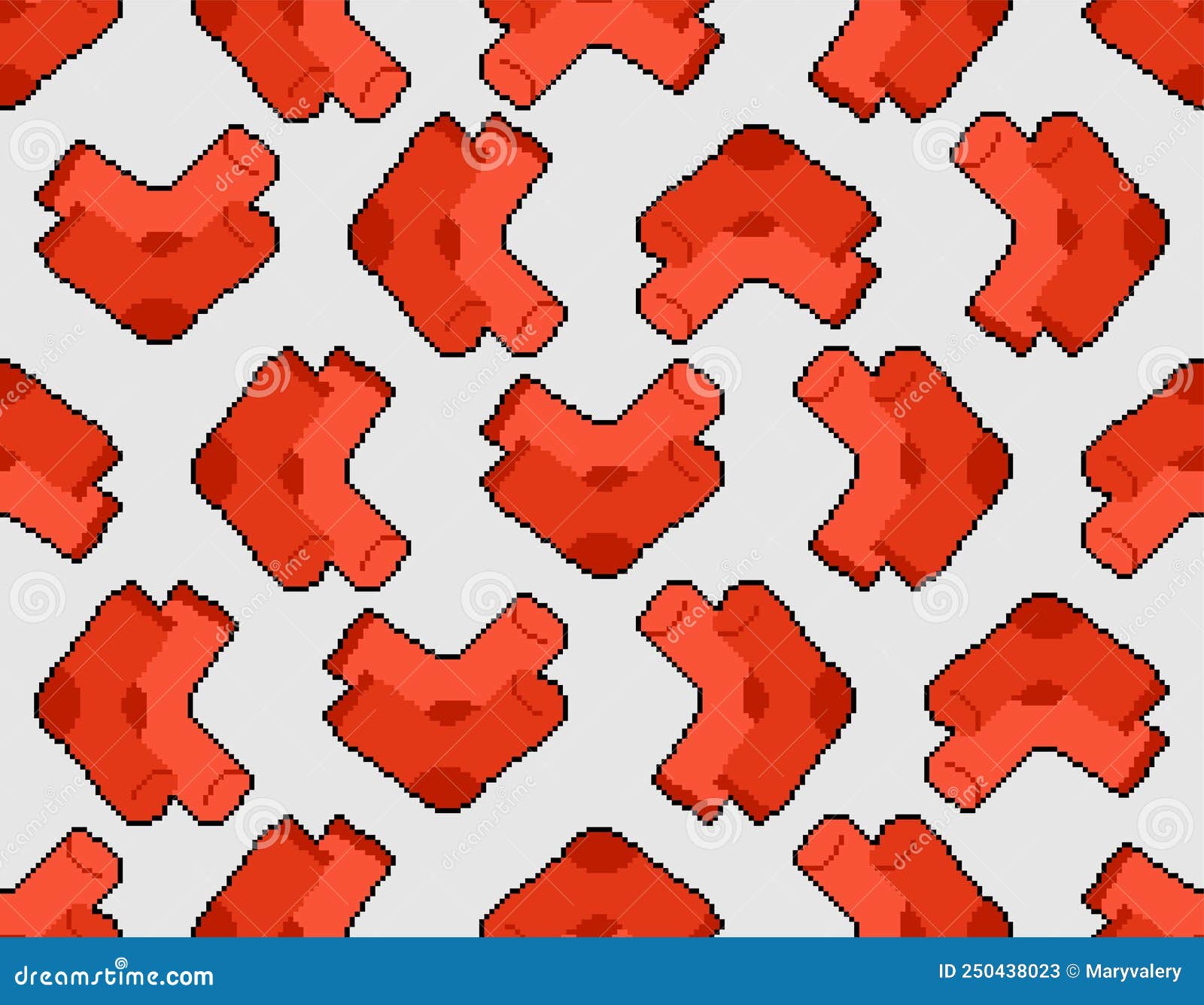 Socks Pixel Art Pattern Seamless. Sock 8 Bit Background Stock Vector ...