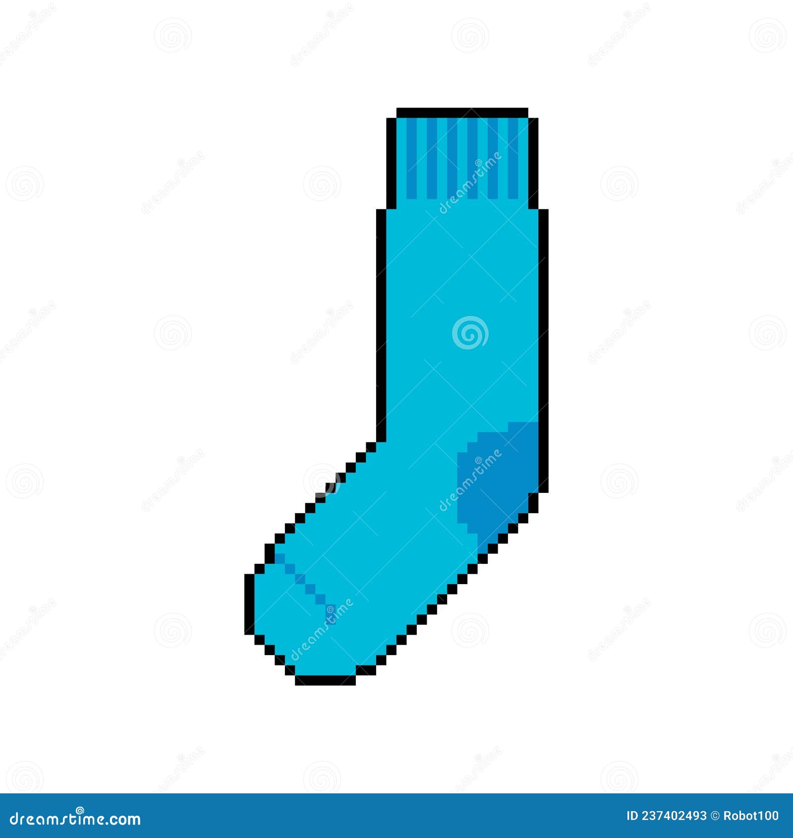 Socks Pixel Art. Pixelated Sox 8bit. Vector Illustration Retro Video ...