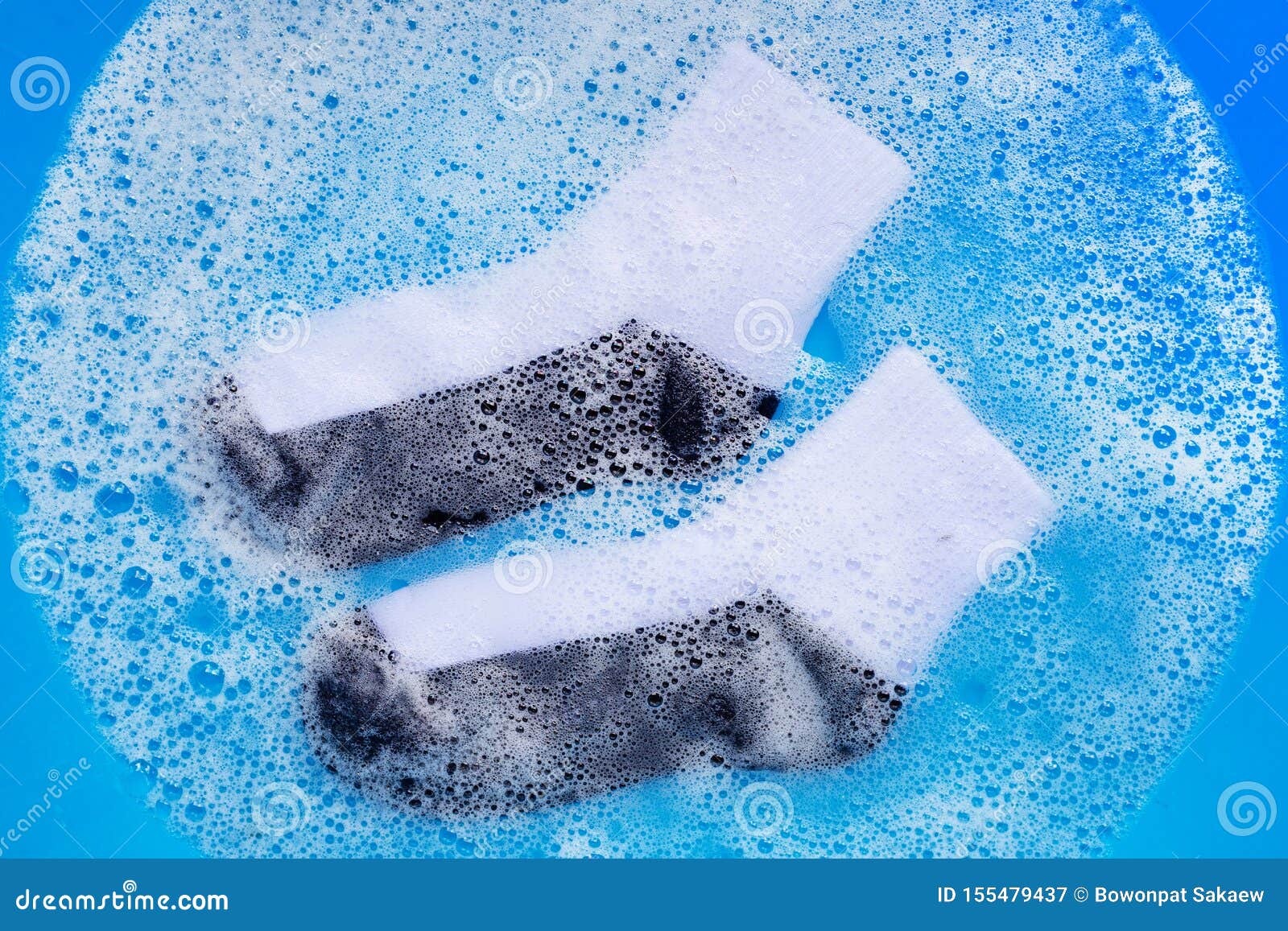 Socks Soaked before Washing Stock Image - Image of cotton, bowl: 155479437