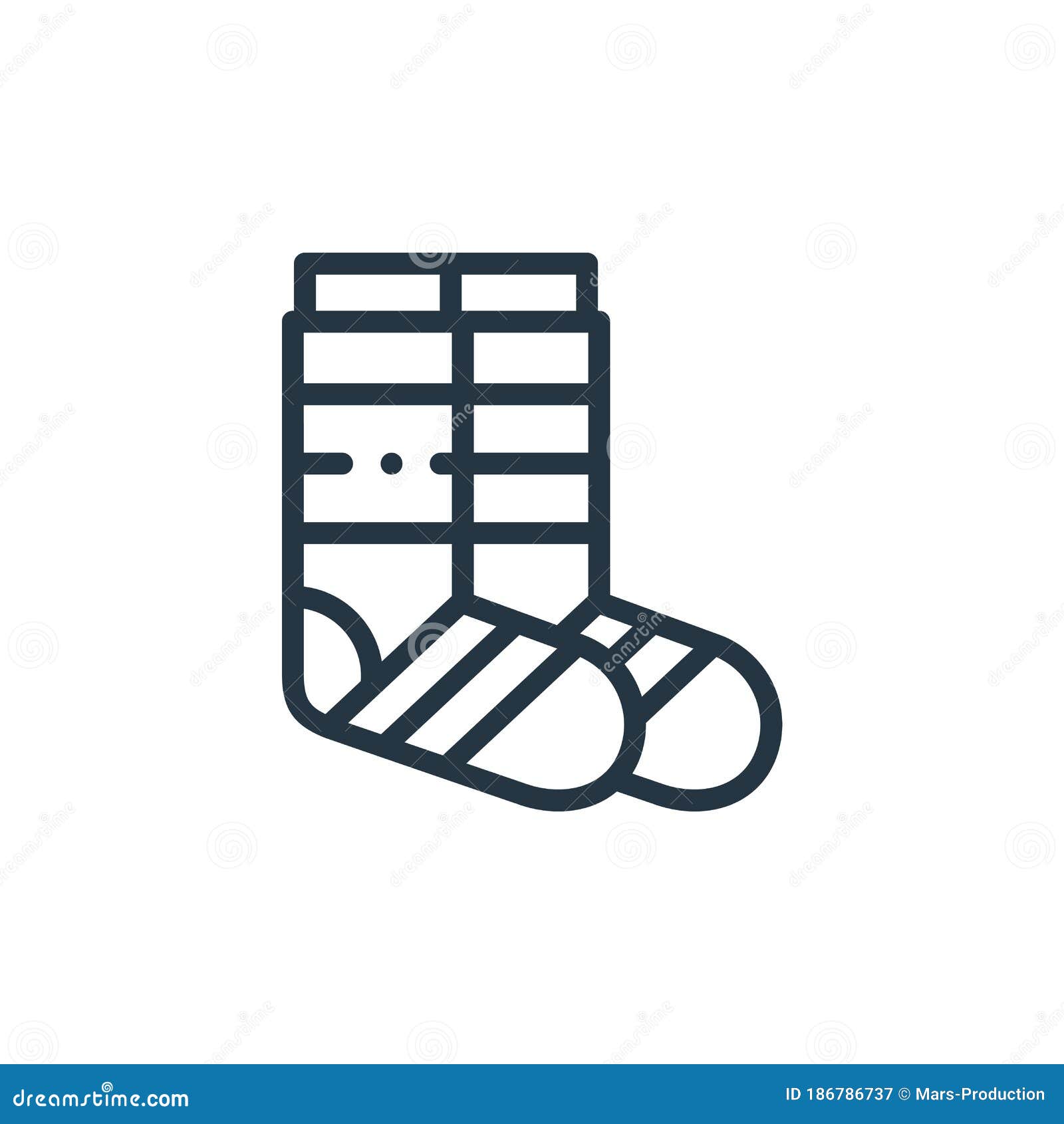 Socks Vector Icon. Socks Editable Stroke. Socks Linear Symbol for Use ...