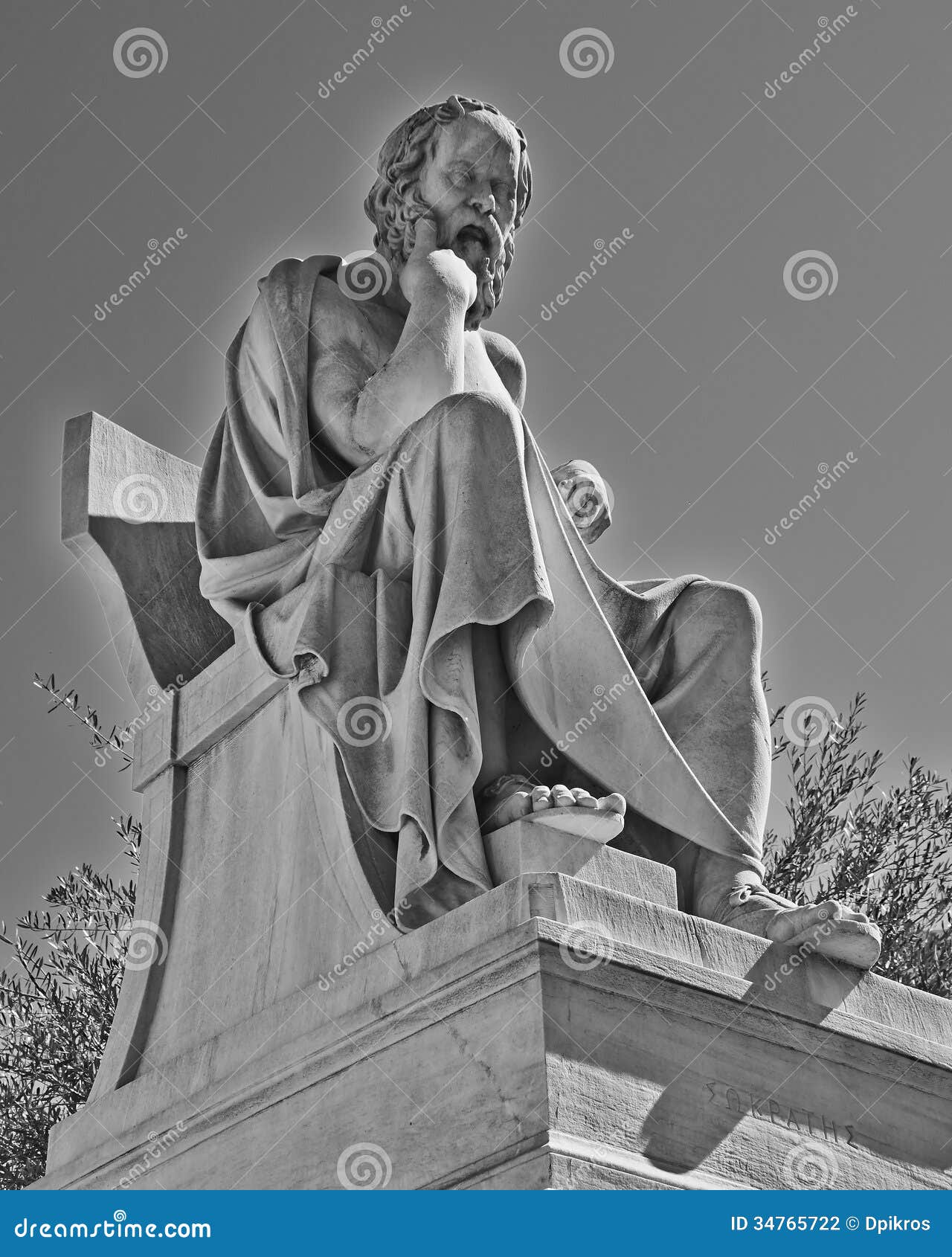 Socrates, the Ancient Greek Philosopher Stock Photo - Image of sageness ...