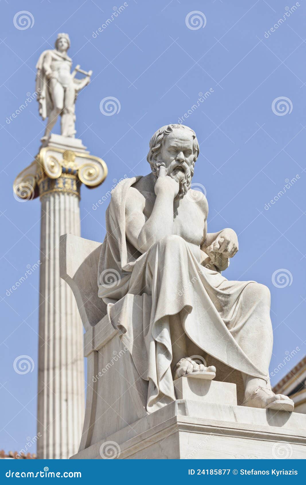 Socrates Del Filosofo Del Greco Antico Immagine Stock - Immagine di ...