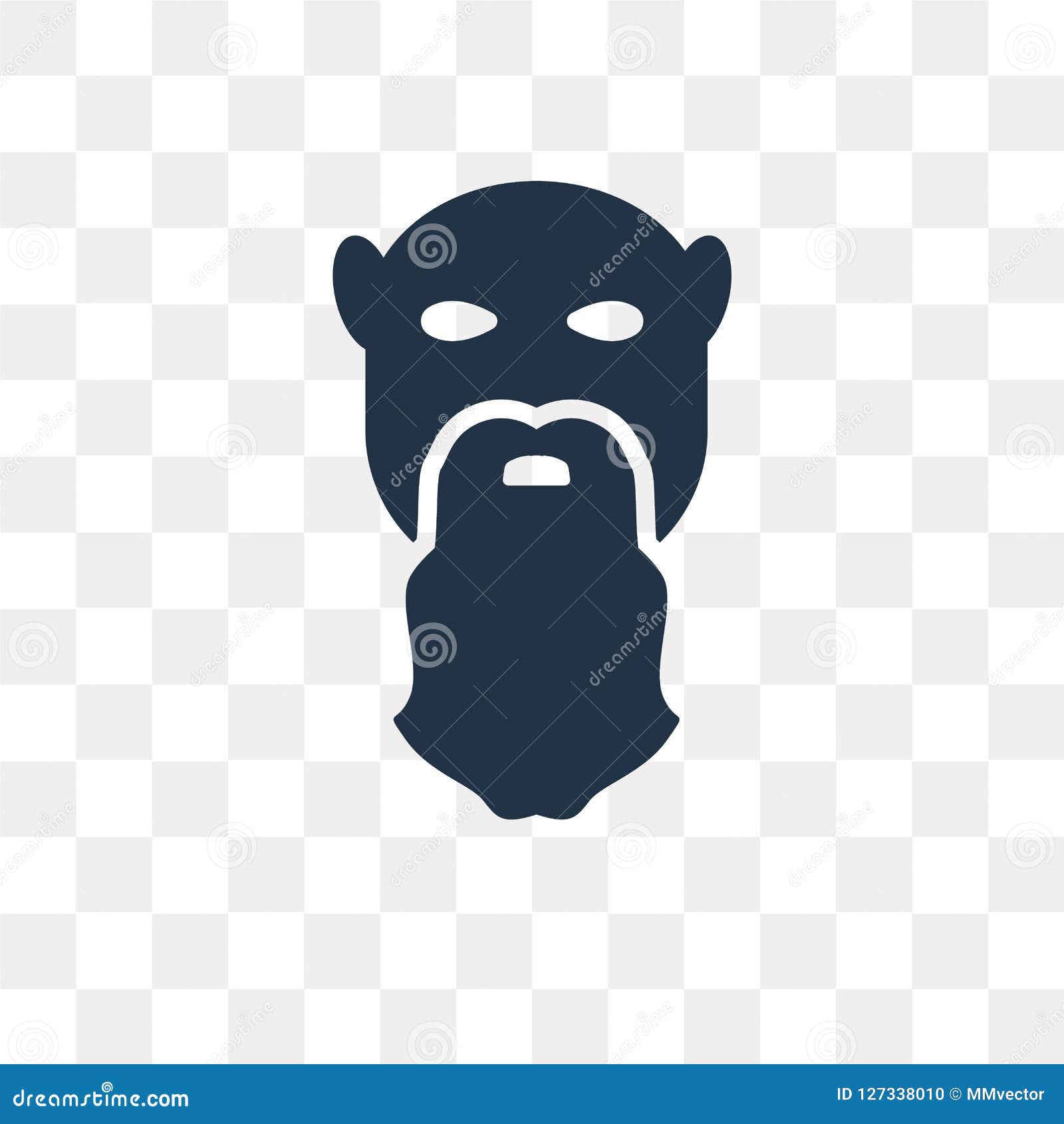 Socrates Vector Icon Isolated On Transparent Background, Linear ...