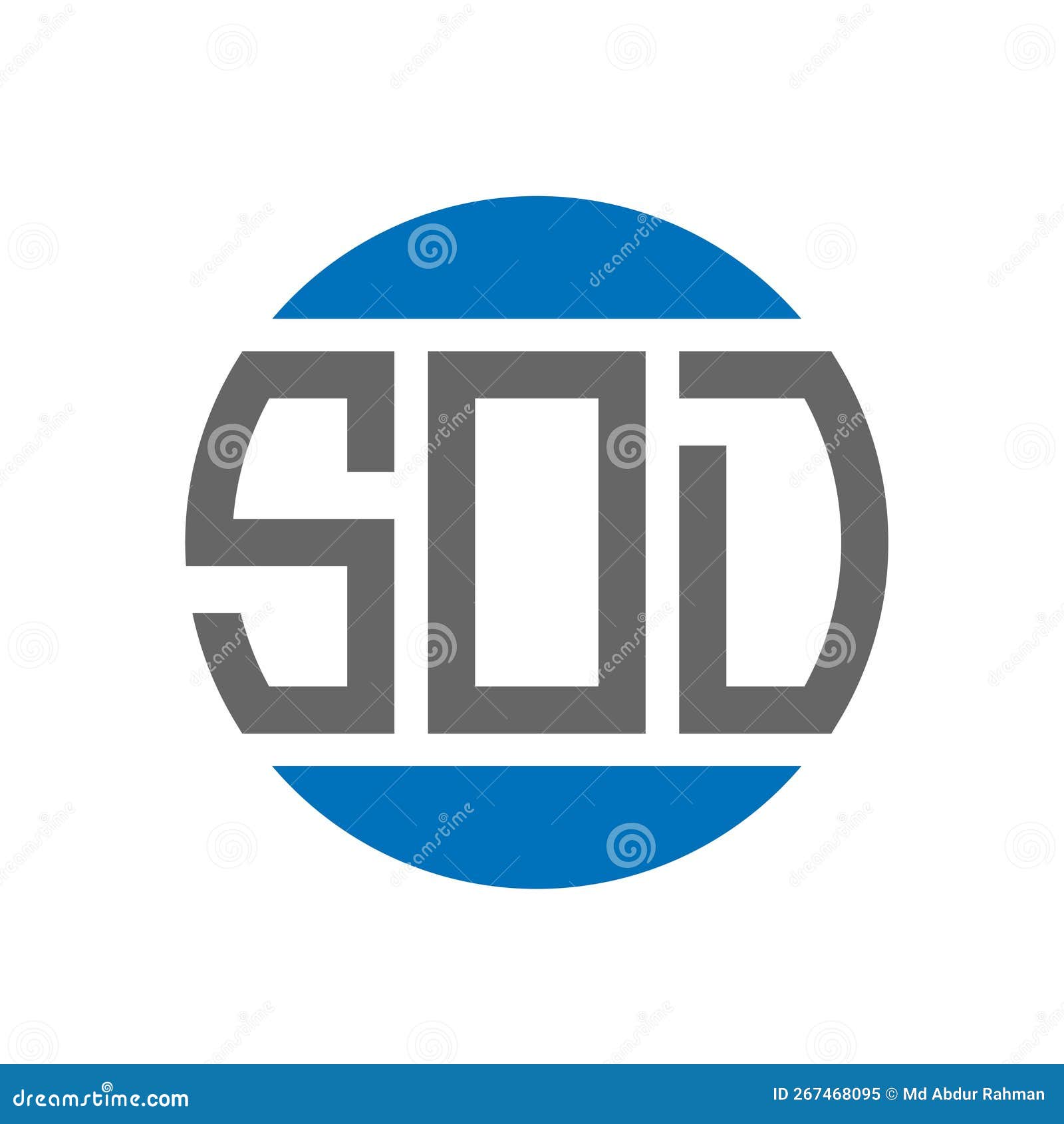 SOD Letter Logo Design On White Background. SOD Creative Initials ...