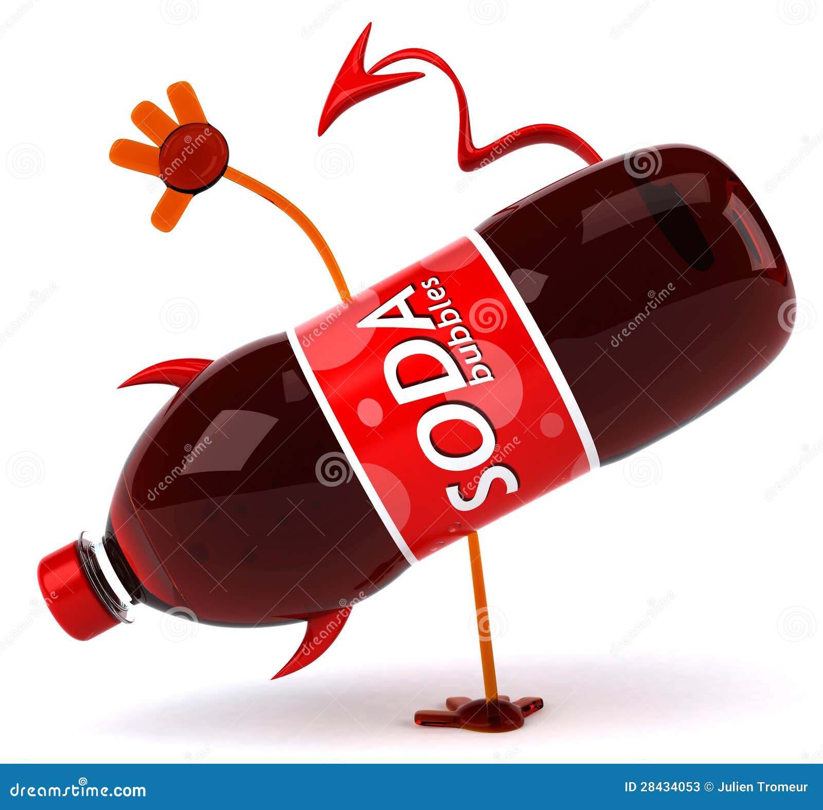 Soda stock illustration. Illustration of evil, drink - 28434053