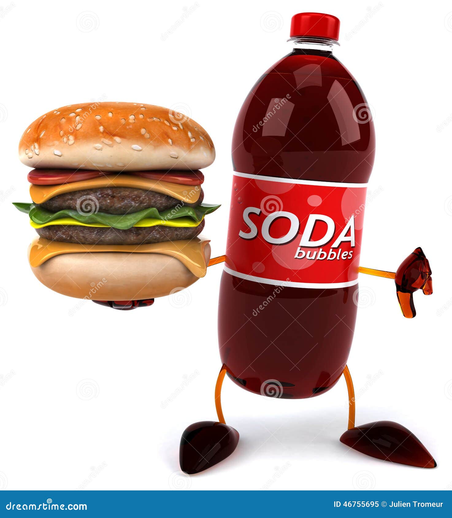 Soda illustration stock. Illustration du doux, brun, soda - 46755695