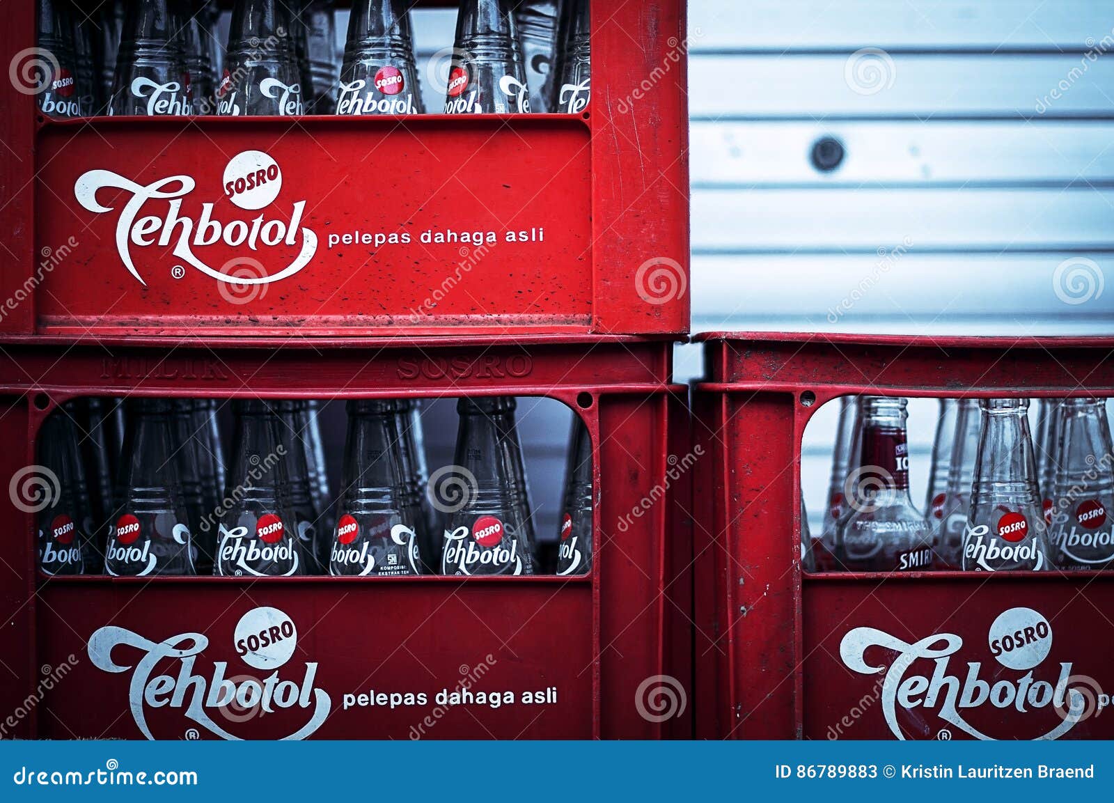 Soda in a box editorial stock photo. Image of stocked - 86789883