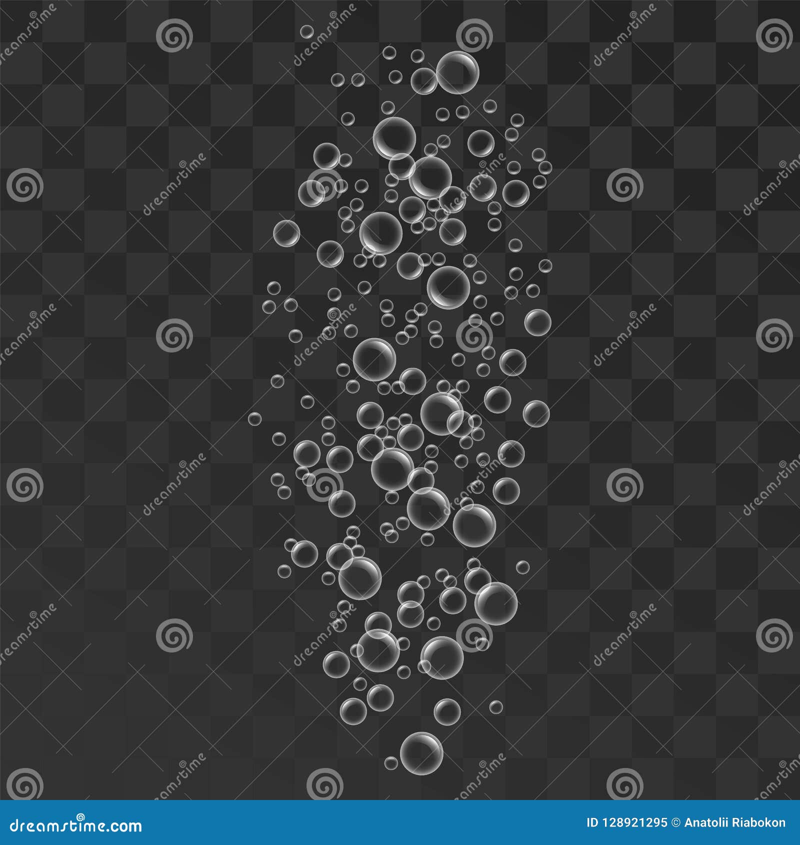 Soda Bubbles Icon, Realistic Style Stock Vector - Illustration of ...