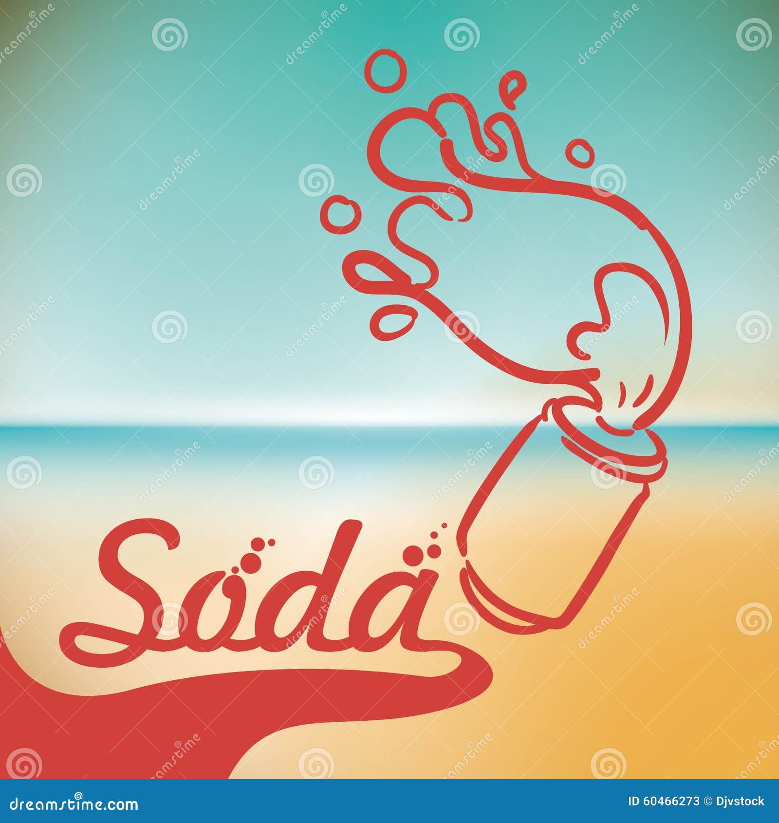 Soda design stock vector. Illustration of cool, fresh - 60466273