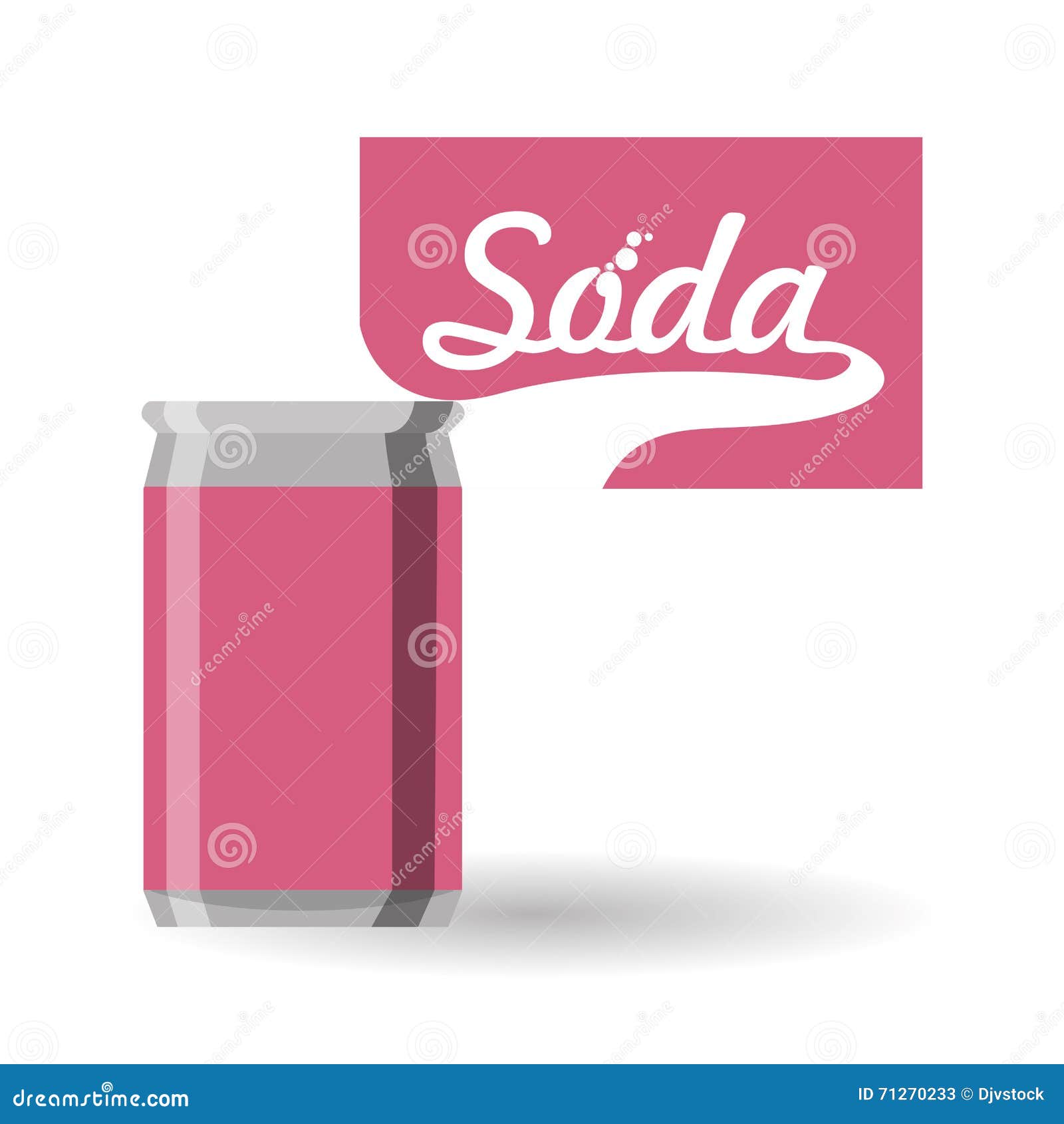 Soda Design. Drink Concept. White Background Stock Vector ...