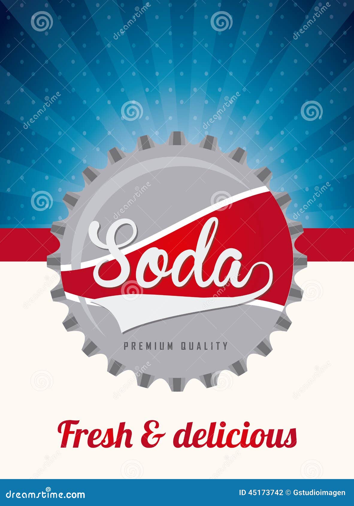Soda design stock vector. Illustration of freshness, container - 45173742
