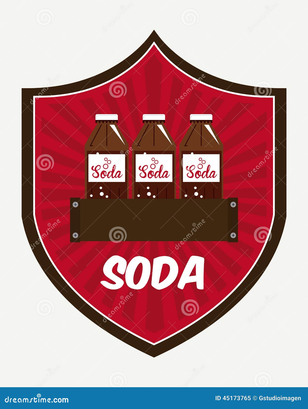 Soda design stock vector. Illustration of beverage, refreshment - 45173765