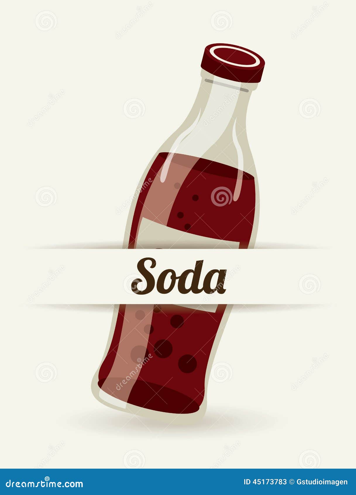 Soda design stock vector. Illustration of cola, drink - 45173783