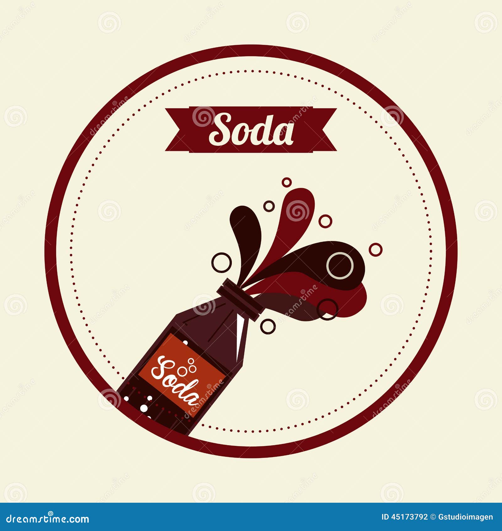 Soda design stock vector. Illustration of vector, water - 45173792