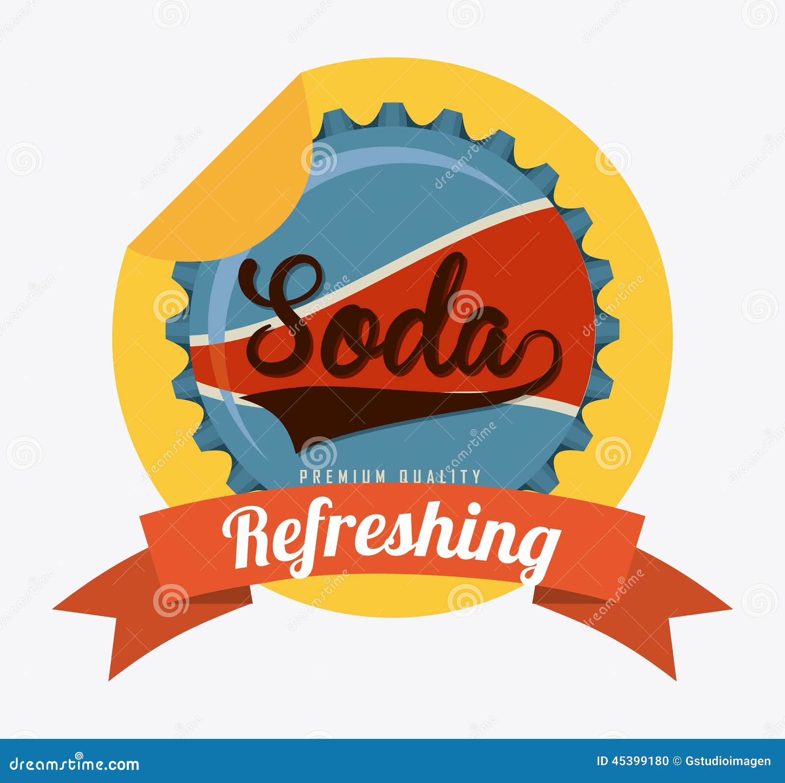 Soda design stock vector. Illustration of soda, cool - 45399180