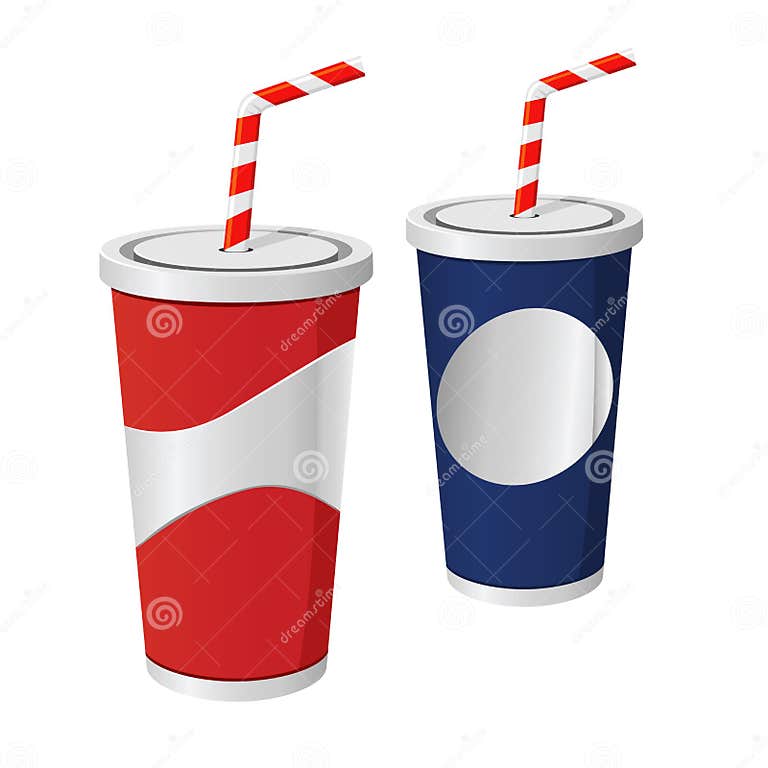 Soda Drink Cups stock vector. Illustration of container - 40310088