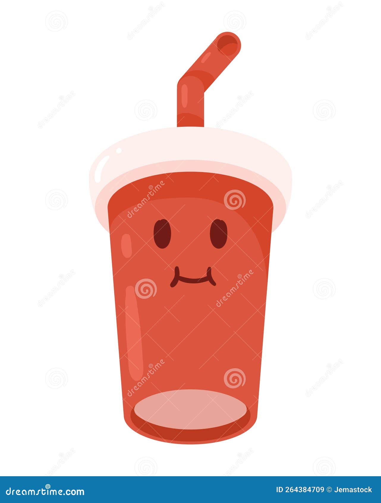 Soda drink kawaii stock vector. Illustration of color - 264384709